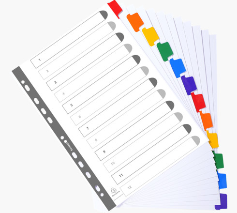 Razdjelnik A4 1/12 White 2312E | Svicomm - Sve za školu i Kancelariju